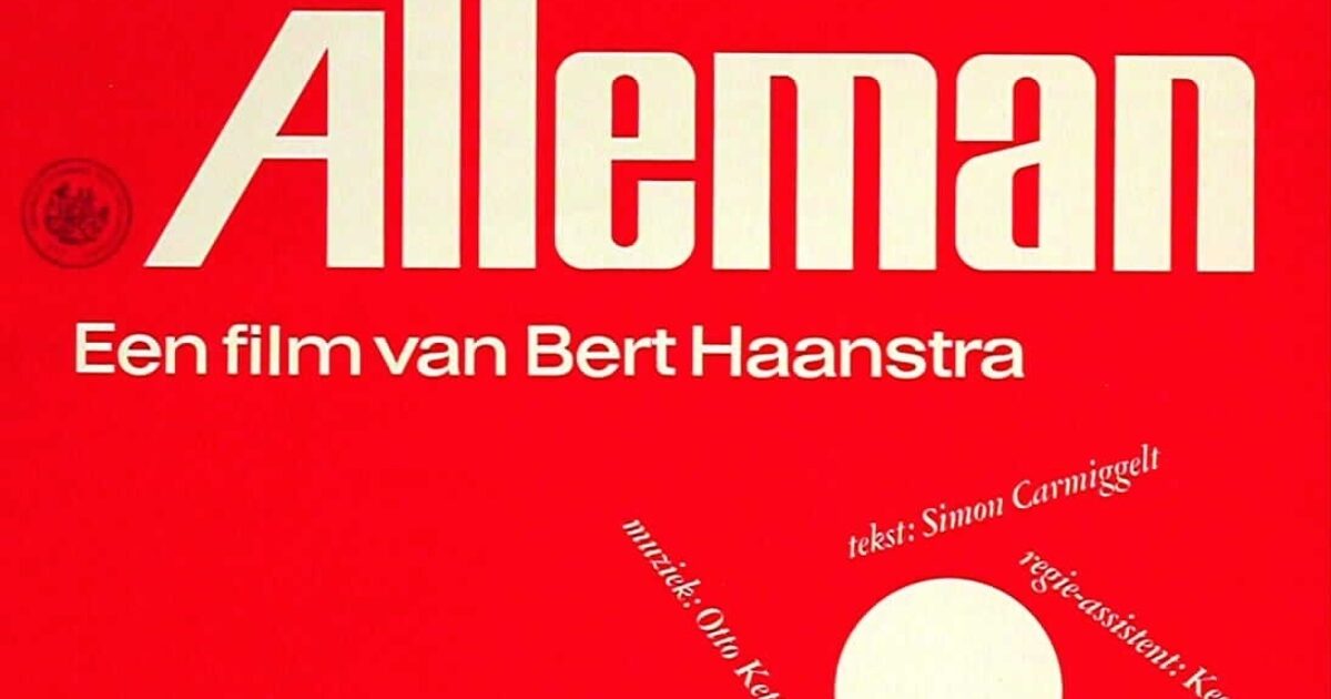 The Dutch Documentary in the Cinema: Alleman and the 1960s | Eye Filmmuseum